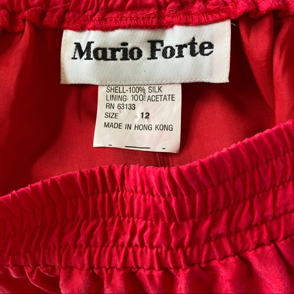 Mario Forte | Skirts | Vintage Mario Forte Silk Casual Jacketskirt Set ...